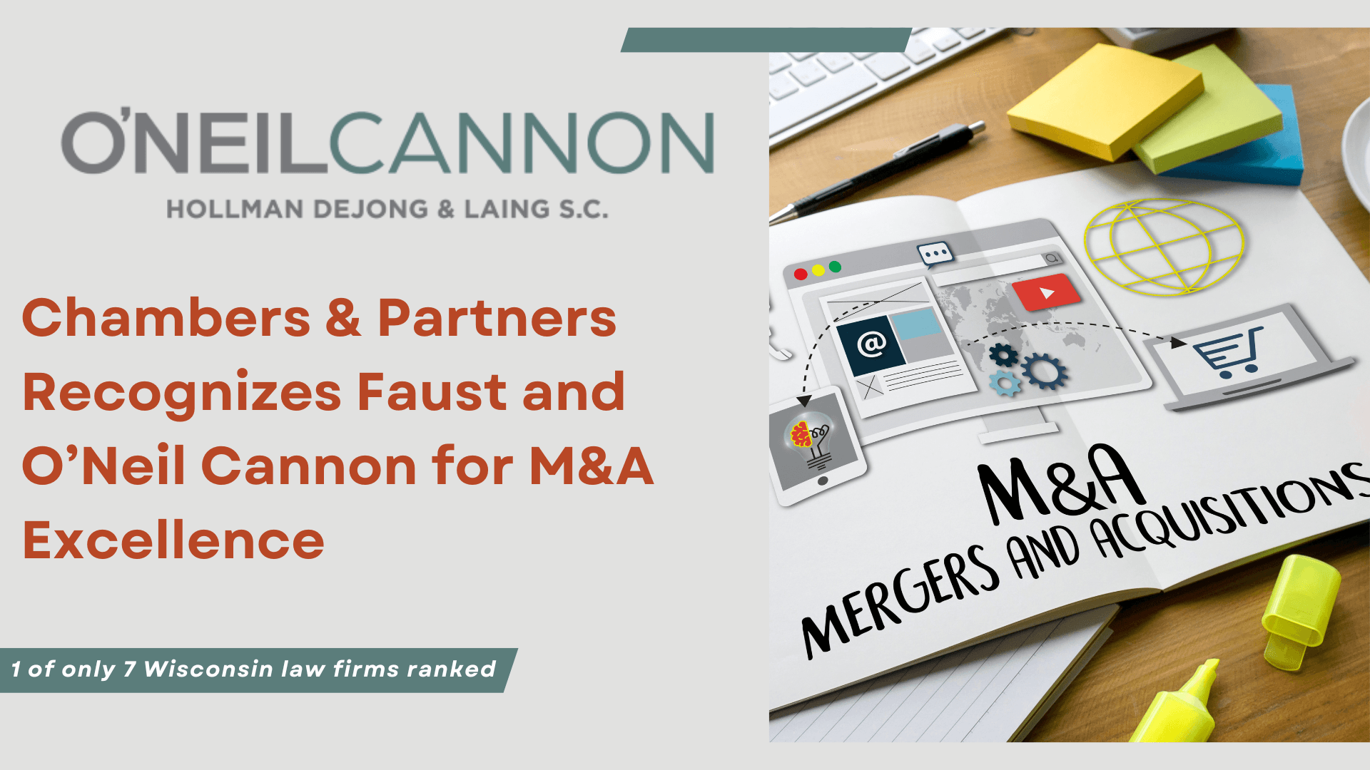 Chambers and Partners Recognizes Faust and O’Neil Cannon for M&A ...